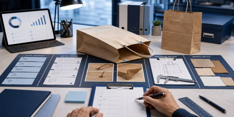 Using Store and Operator Feedback to Refine Paper Bag Material ...